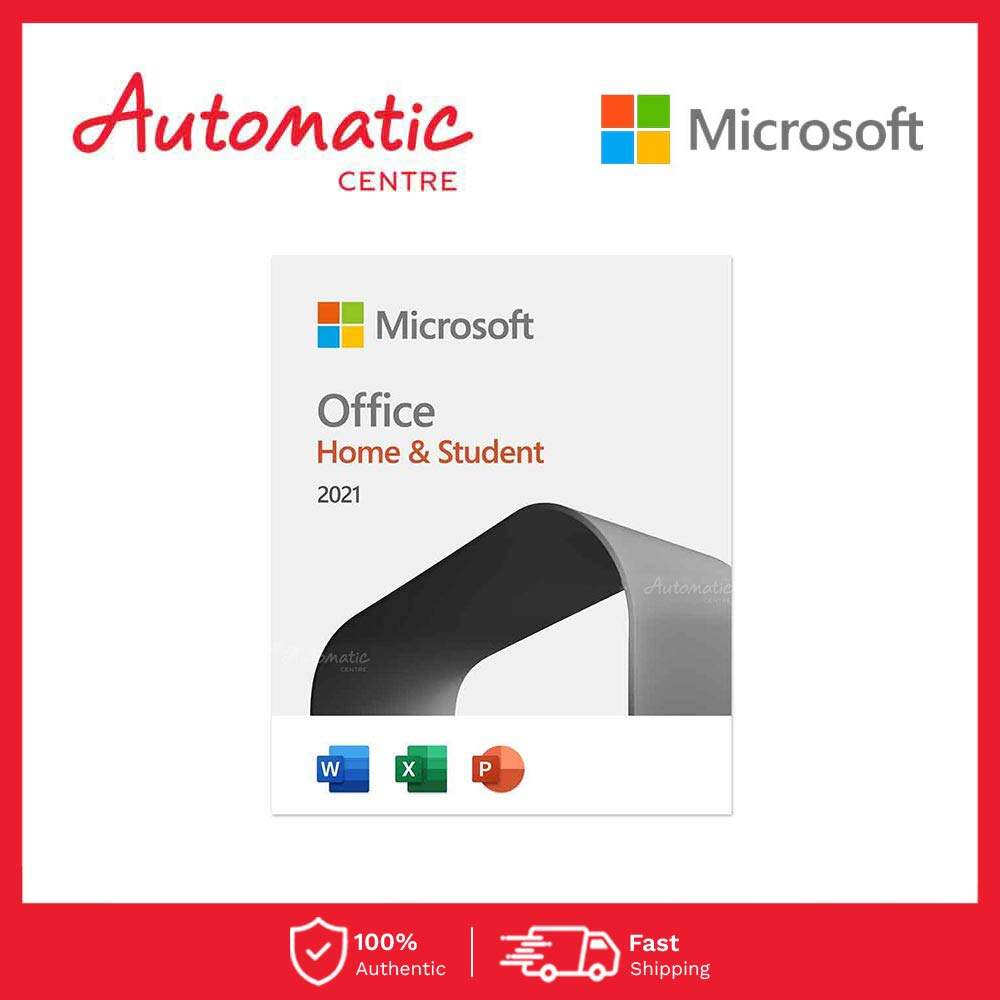 Microsoft Office Home and Student 2021 FFP Office Application Software ...