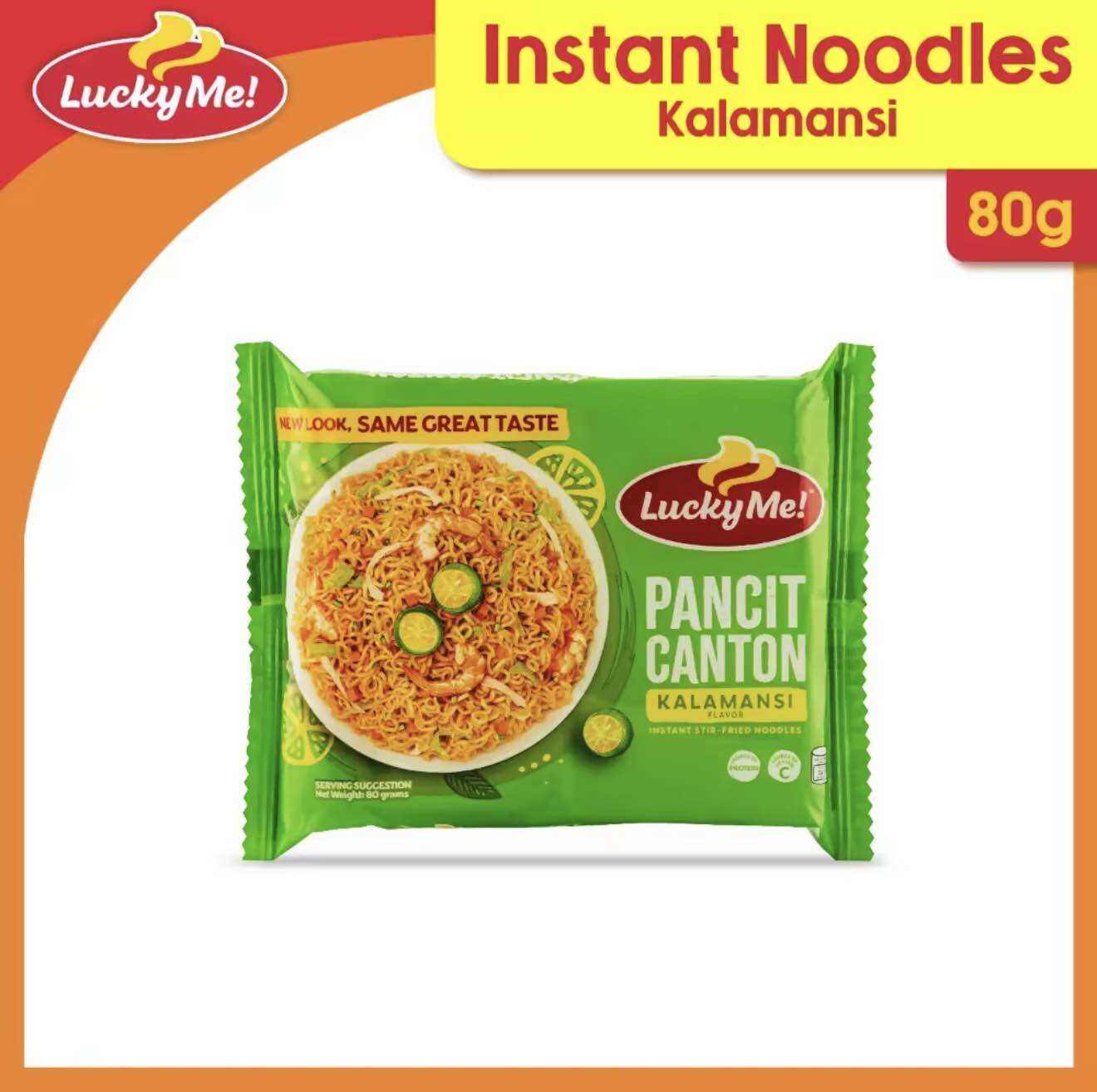 Pancit Canton 80g Pack by Lucky Me (Calamansi Classic Extra Hot Sweet ...