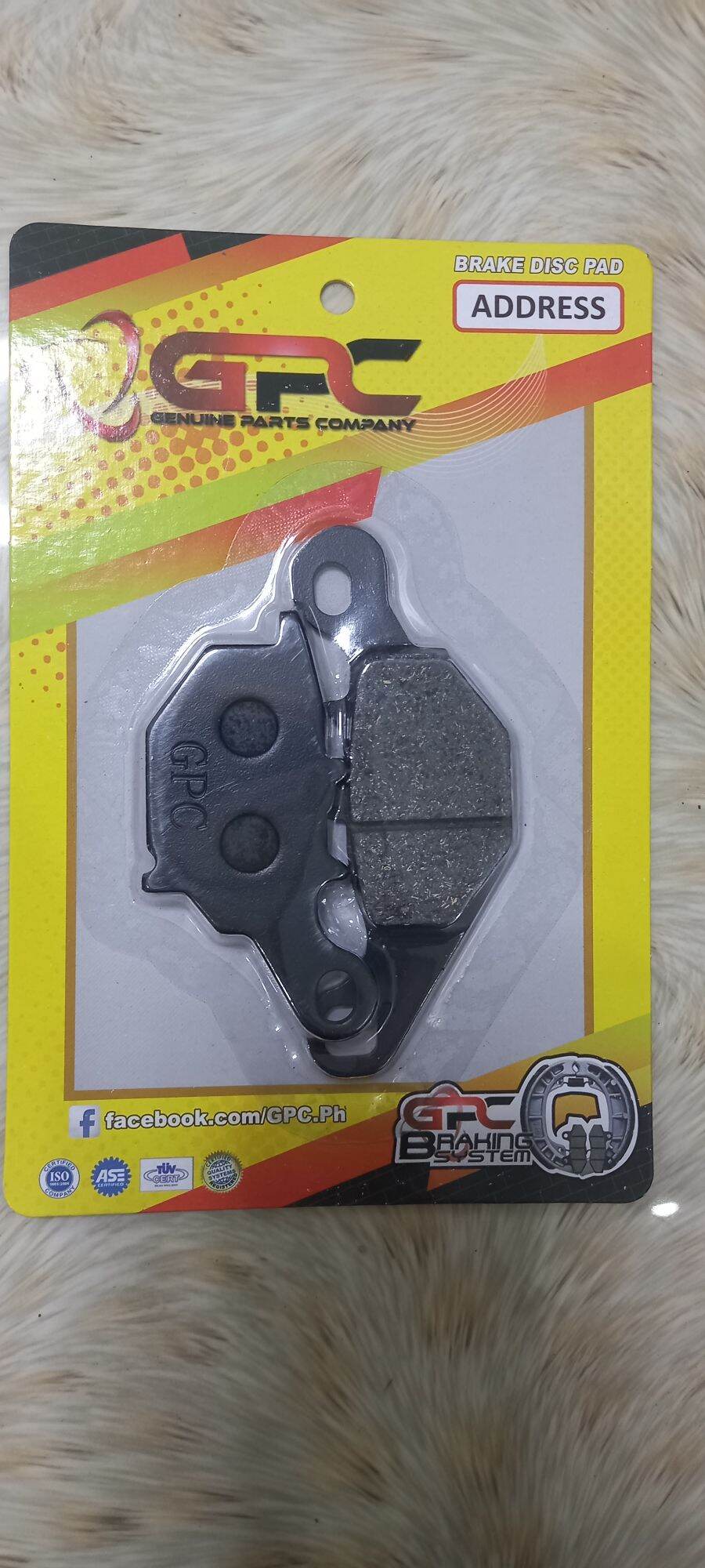 gpc brake pad suzuki address/ skydrive sport | Lazada PH