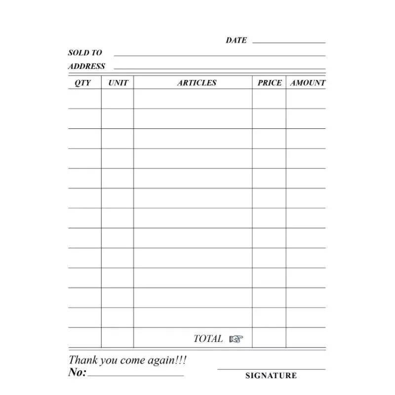 Resibo receipt | Lazada PH