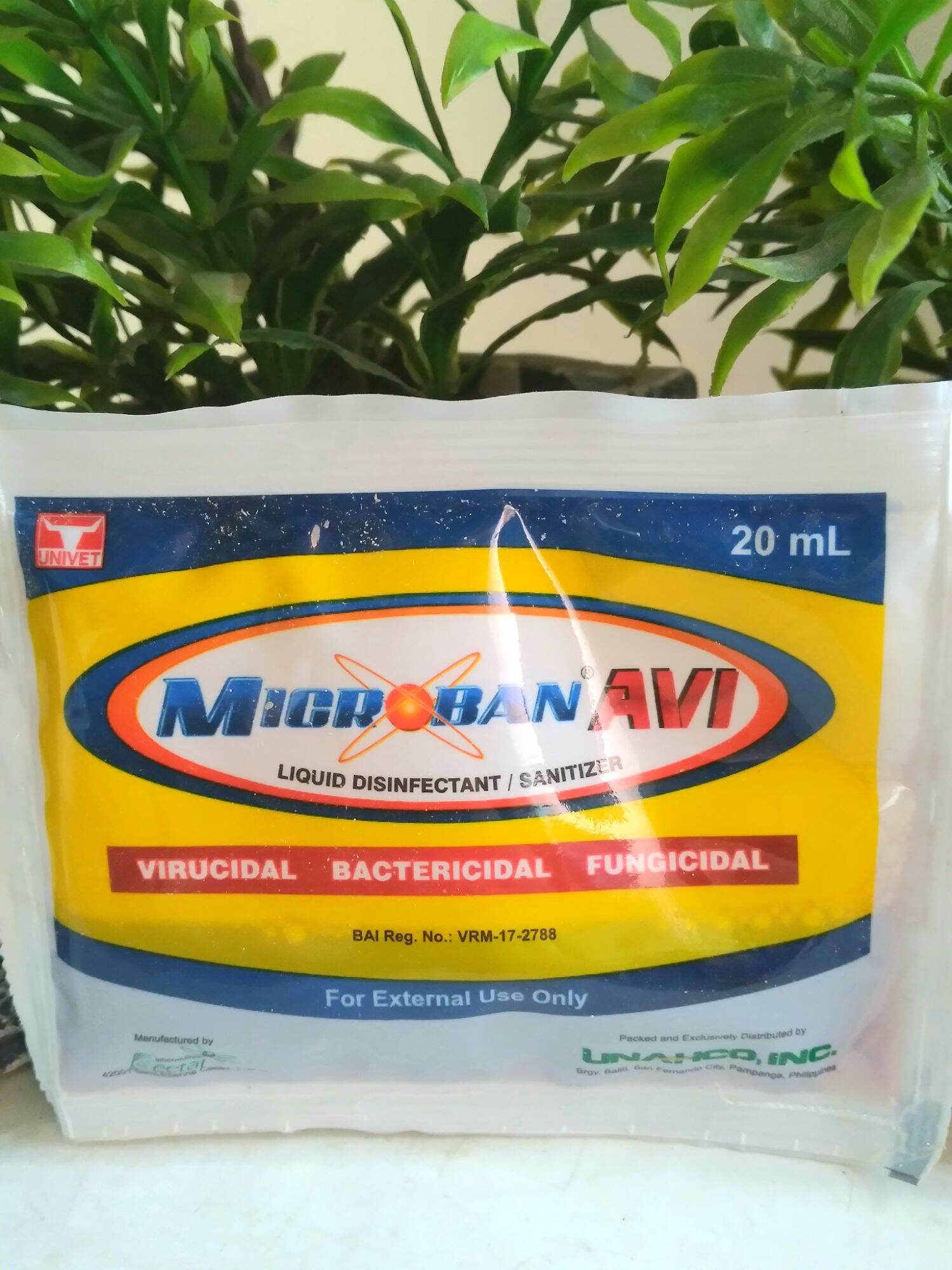 Microban AVI Liquid Disinfectant/Sanitizer ( 20ml ) | Lazada PH