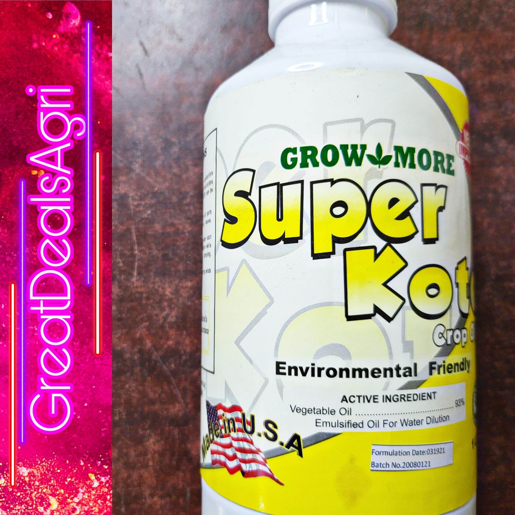 SUPER KOTE CROP OIL FERTILIZER (1 LITER) GROW MORE | Lazada PH