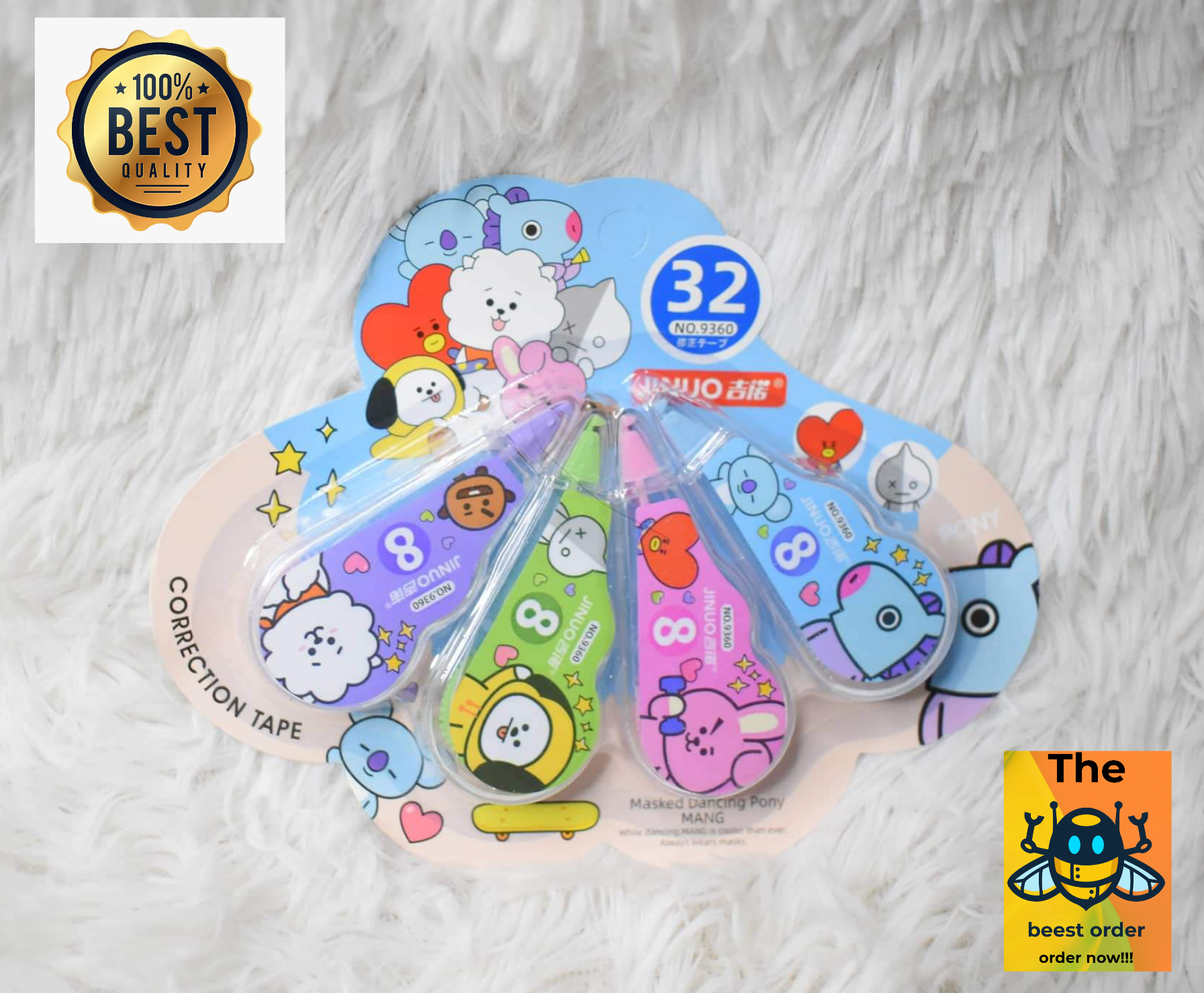 bt21 correction tape 4 pcs | Lazada PH