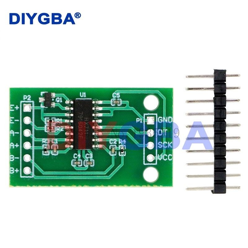 HX711 Weighing Pressure Sensor Dual-Channel 24 Bit Precision A/D Module ...