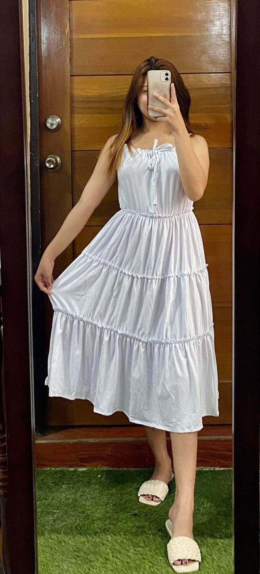 3 Tier layered dress cotton | Lazada PH