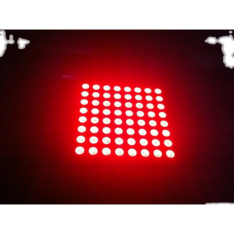 LED Dot Matrix Module F 3. 0MM 8*8 Bright Red Light 1088as Total Yin ...