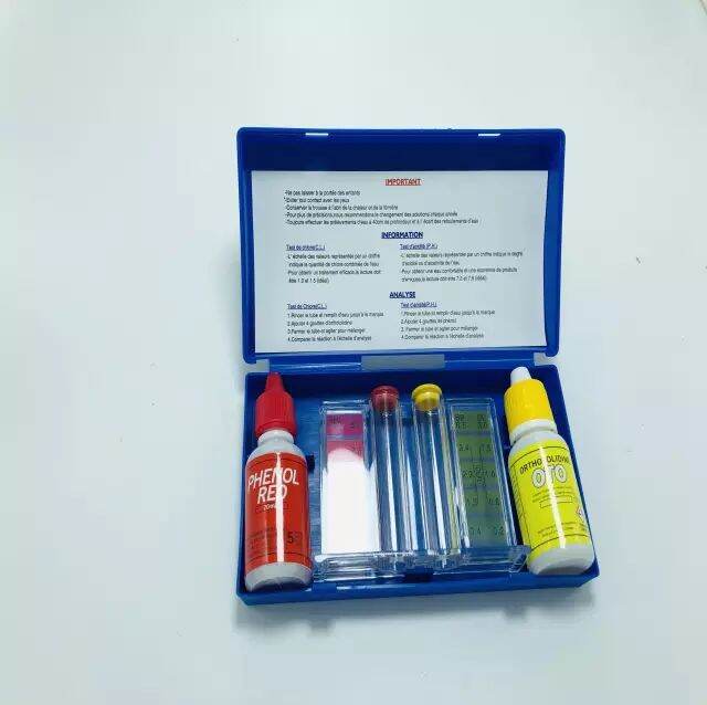 Basic PH Swimming Pool Water Test Kits , OTO Liquid Reagent for ...