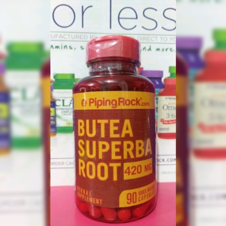 Butea Superba Root 420mg 90 capsules EXPIRY: March 2023 Piping Rock ...