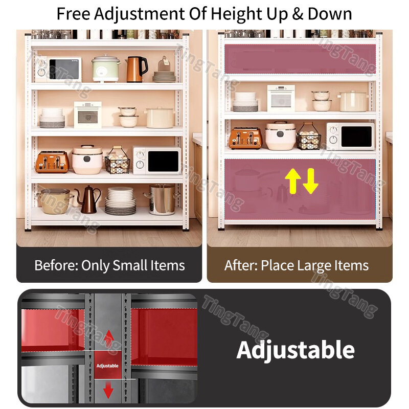 UPSEN Metal Rack Steel Rack Boltless Rack Heavy Duty Stainless Rack ...