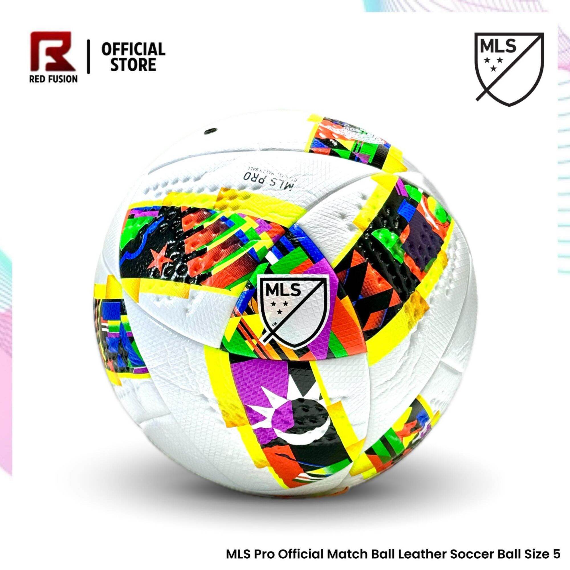MLS Pro Official Match Ball Leather Soccer Ball Size 5 | Lazada PH