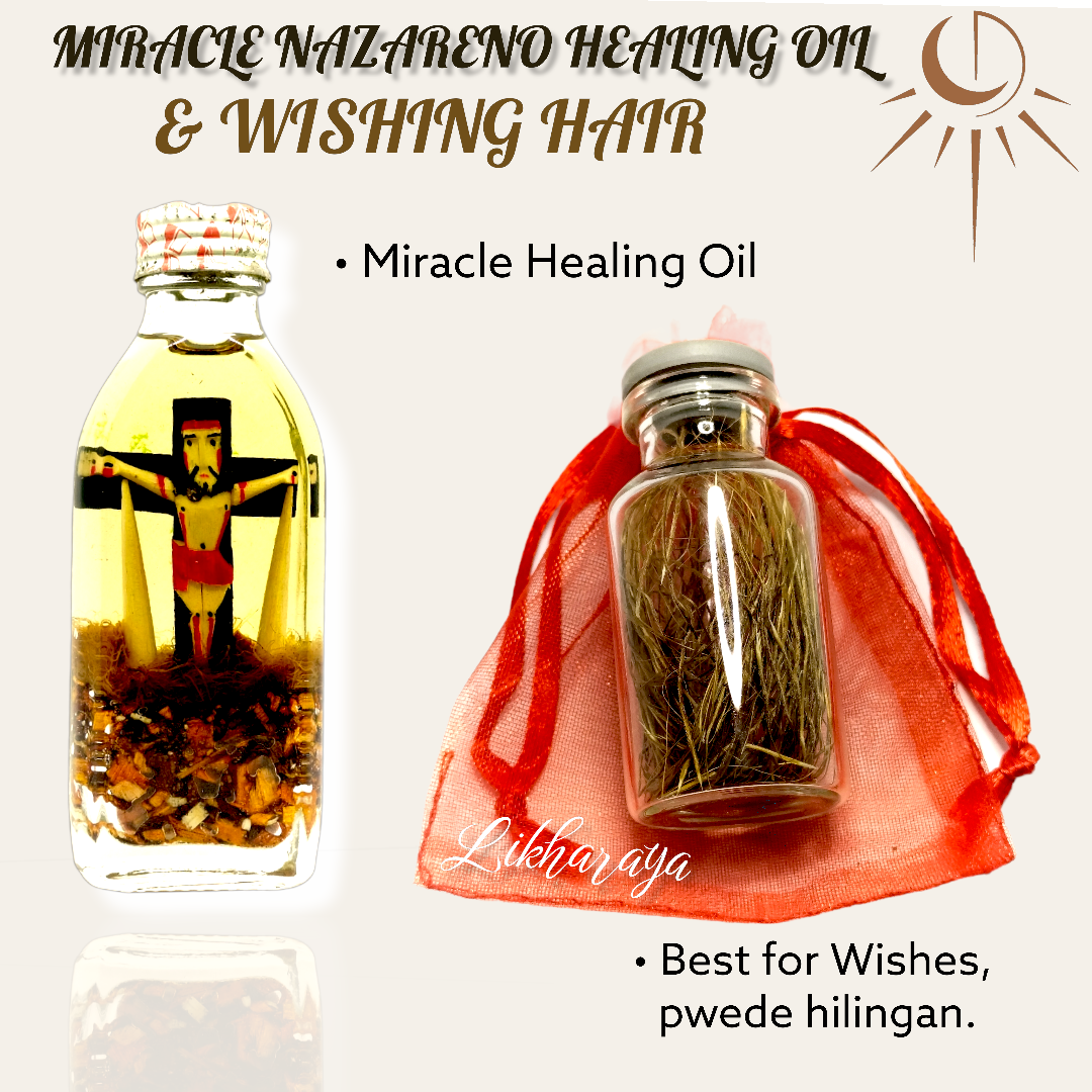 Miracle Nazareno Healing Oil/Kumukulong Langis, Wishing Hair/Root Best ...