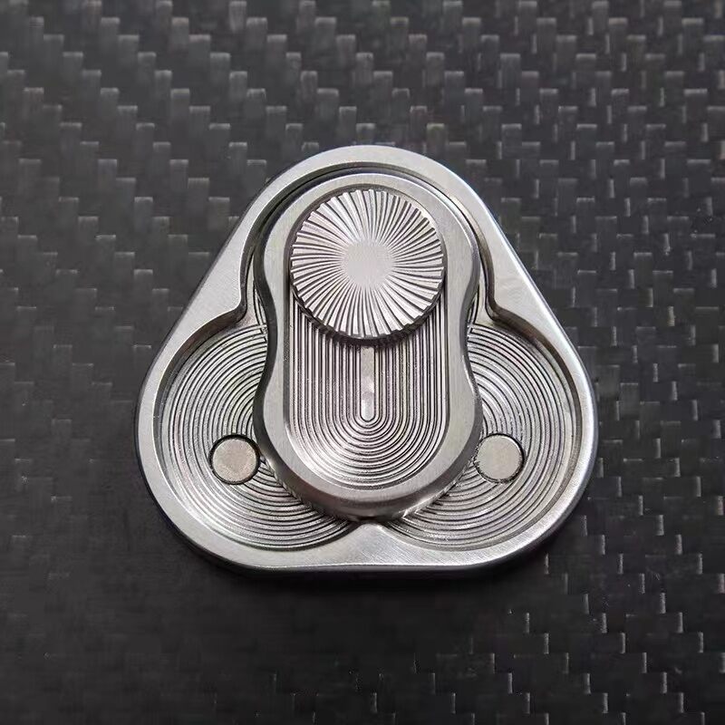 Triangle Magnetic Fidget Slider for Adults EDC Metal Fidget Toy Hand ...