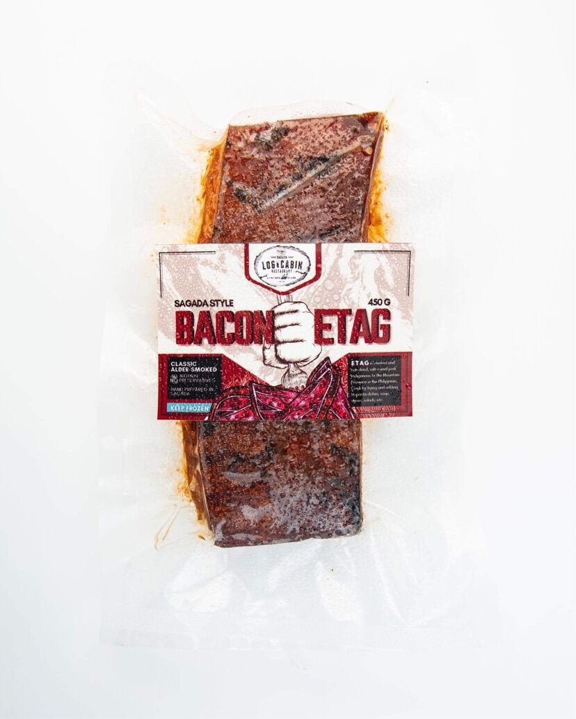 Sagada Log Cabin Bacon Etag (Smoked Pancetta) 400 to 500g | Lazada PH