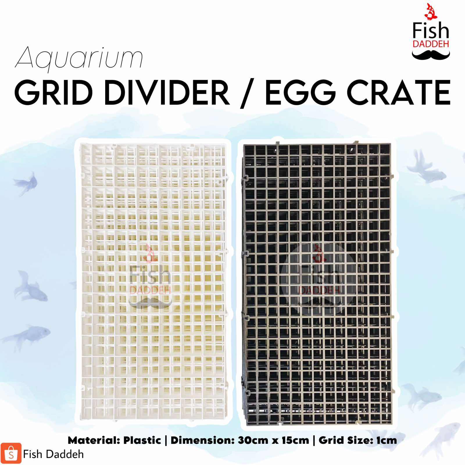 Aquarium Grid Divider Tray Egg Crate Coral Rack 15x30cm 30x30cm | Lazada PH