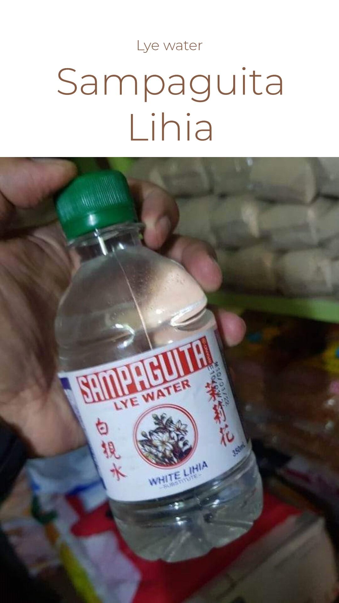 Sampaguita Lye water Lihia | Lazada PH