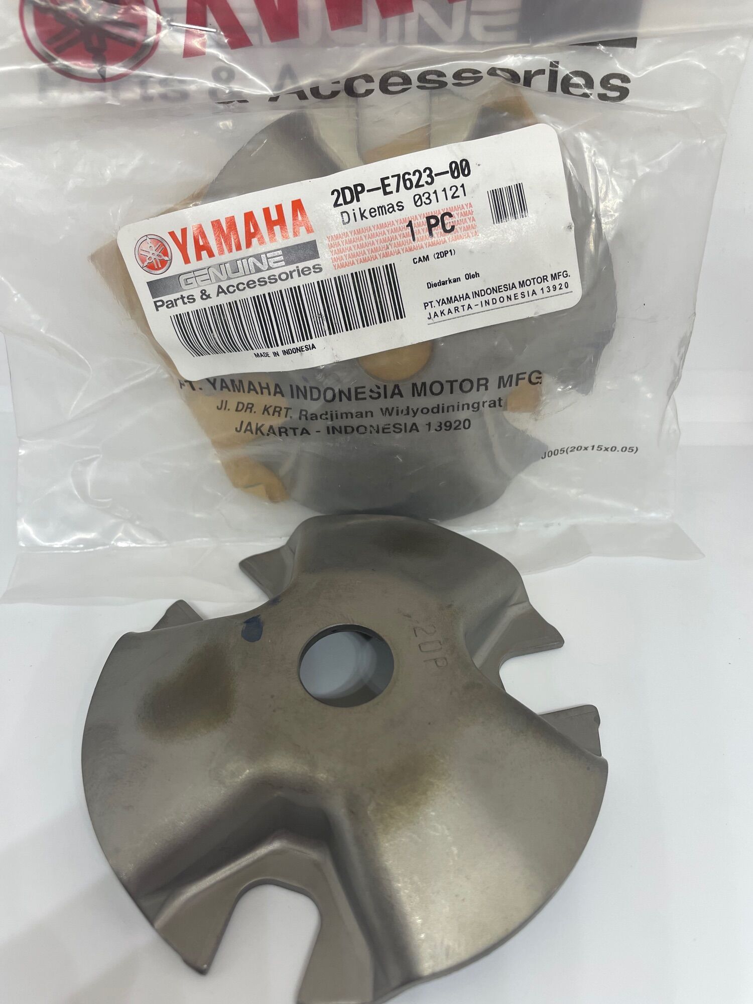 Back Plate (Cam) Aerox/Nmax 2DP-E7623-00 Yamaha Genuine Parts | Lazada PH