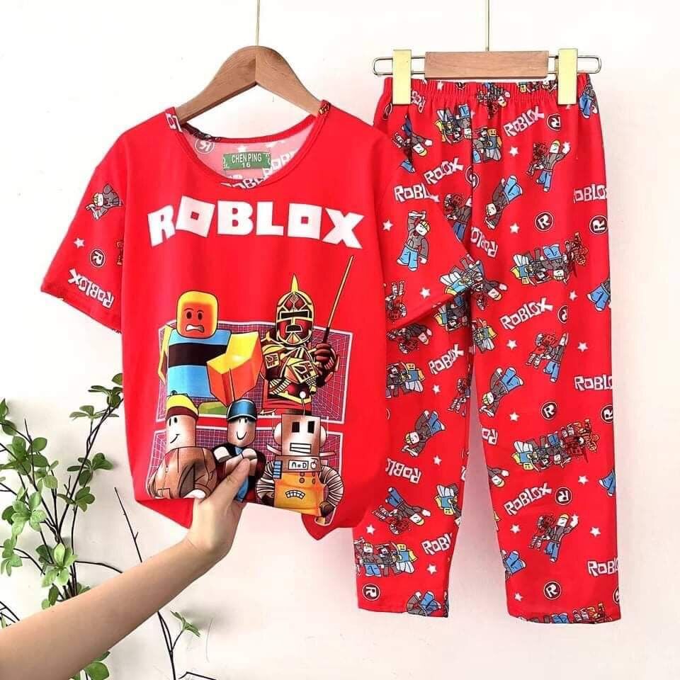Roblox Kids Terno Pajama Sleepwear Set Boys 3 to 7 Years Old