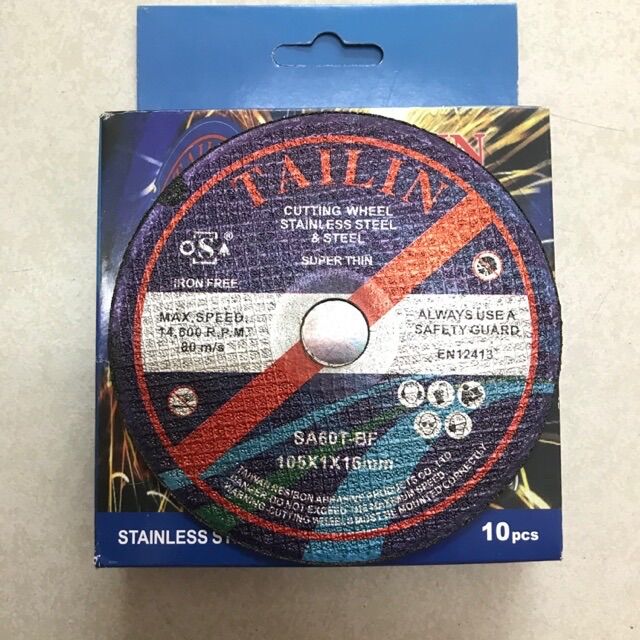 TAILIN Superthin Cutting disc 4"(105X1X16mm)(per pc) | Lazada PH