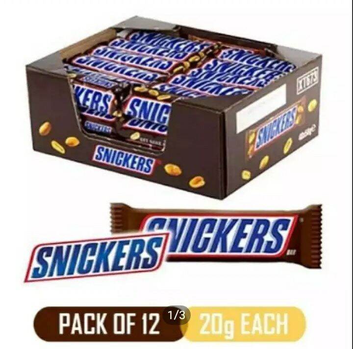 SNICKERS BITESIZE CHOCOLATE 20G 12PCS/BOX | Lazada PH