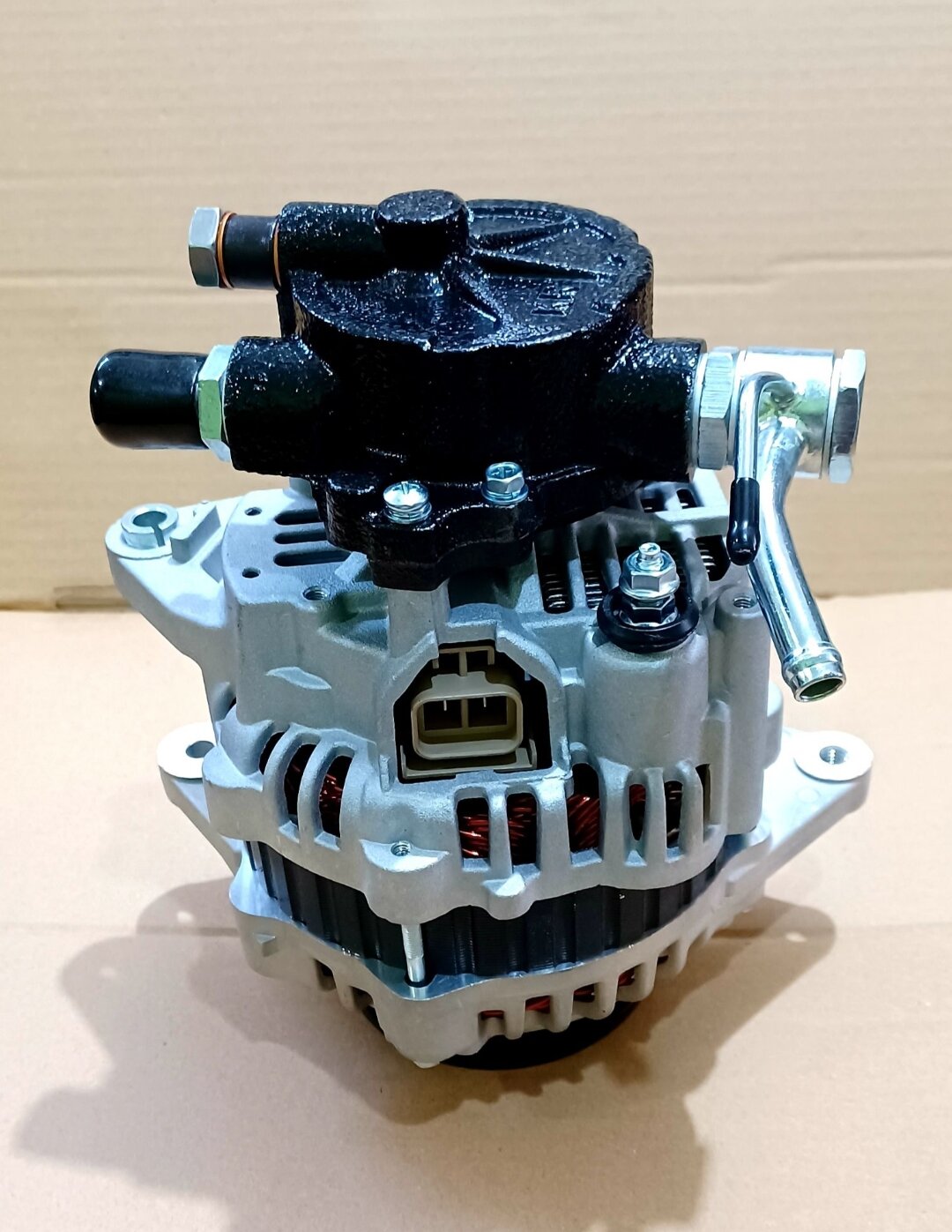 Alternator Assembly Mitsubishi 4D56 w/pump 12v/110A single pulley BLITZ ...