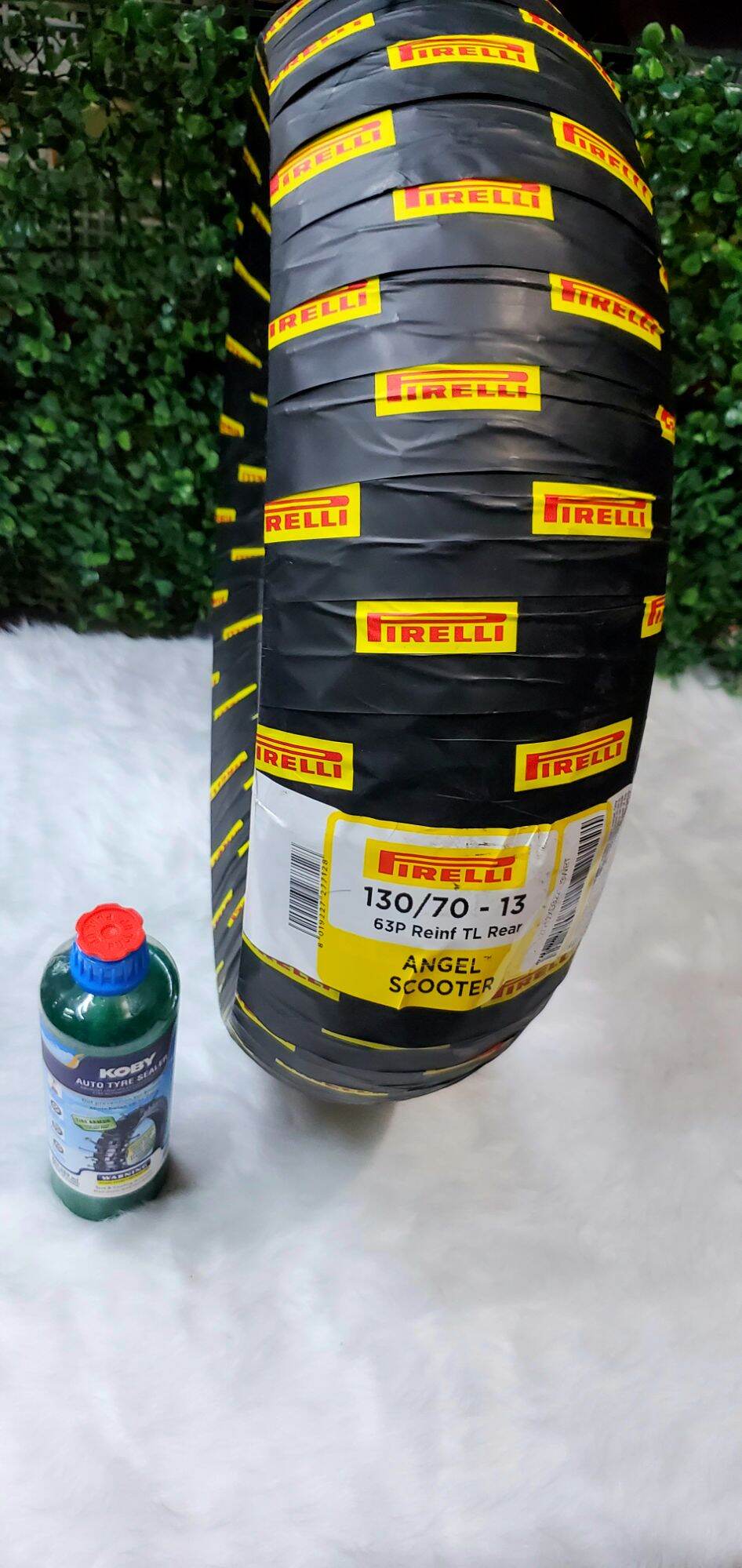 Tire For Yamaha Nmax 130x70x13 Pirelli Angel Scooter With Free Sealant ...
