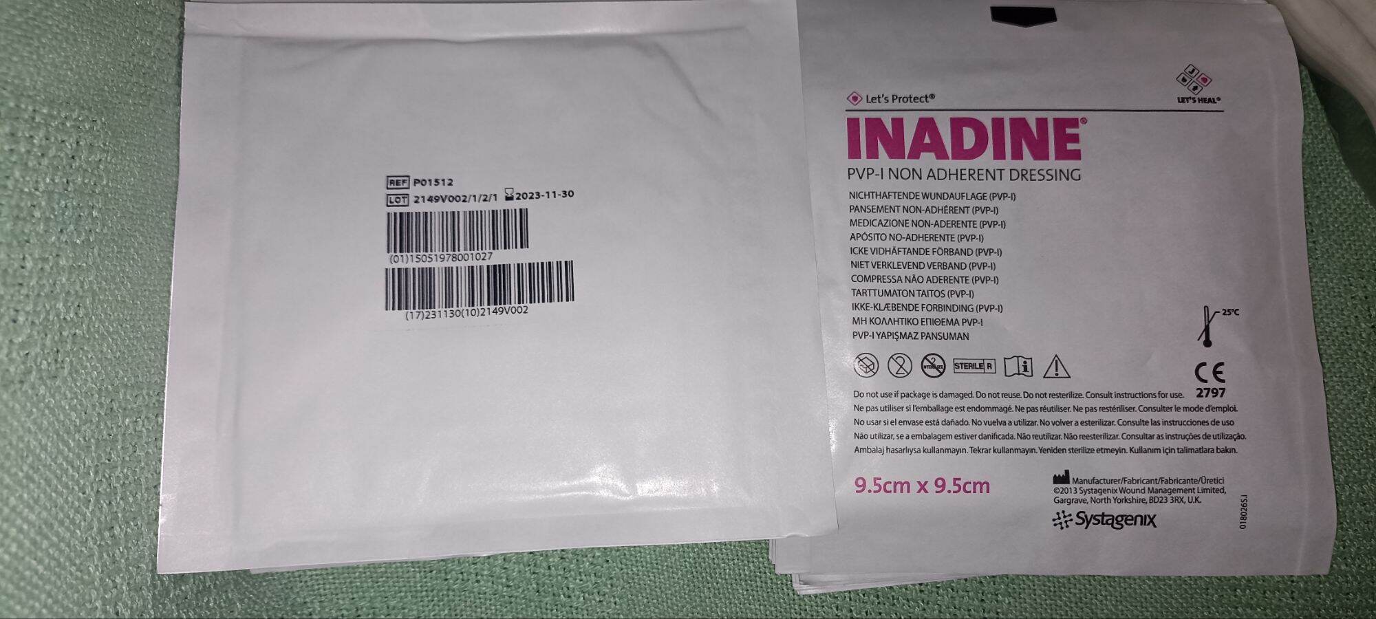 Inadine PVP-I Non Adherent Dressing 9.5cmx9.5cm | Lazada PH