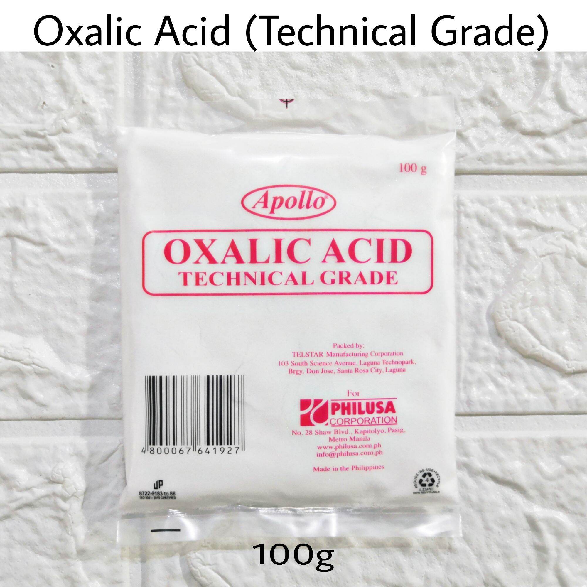 Oxalic Acid 100g (Technical Grade) Use for bleaching clothes | Lazada PH