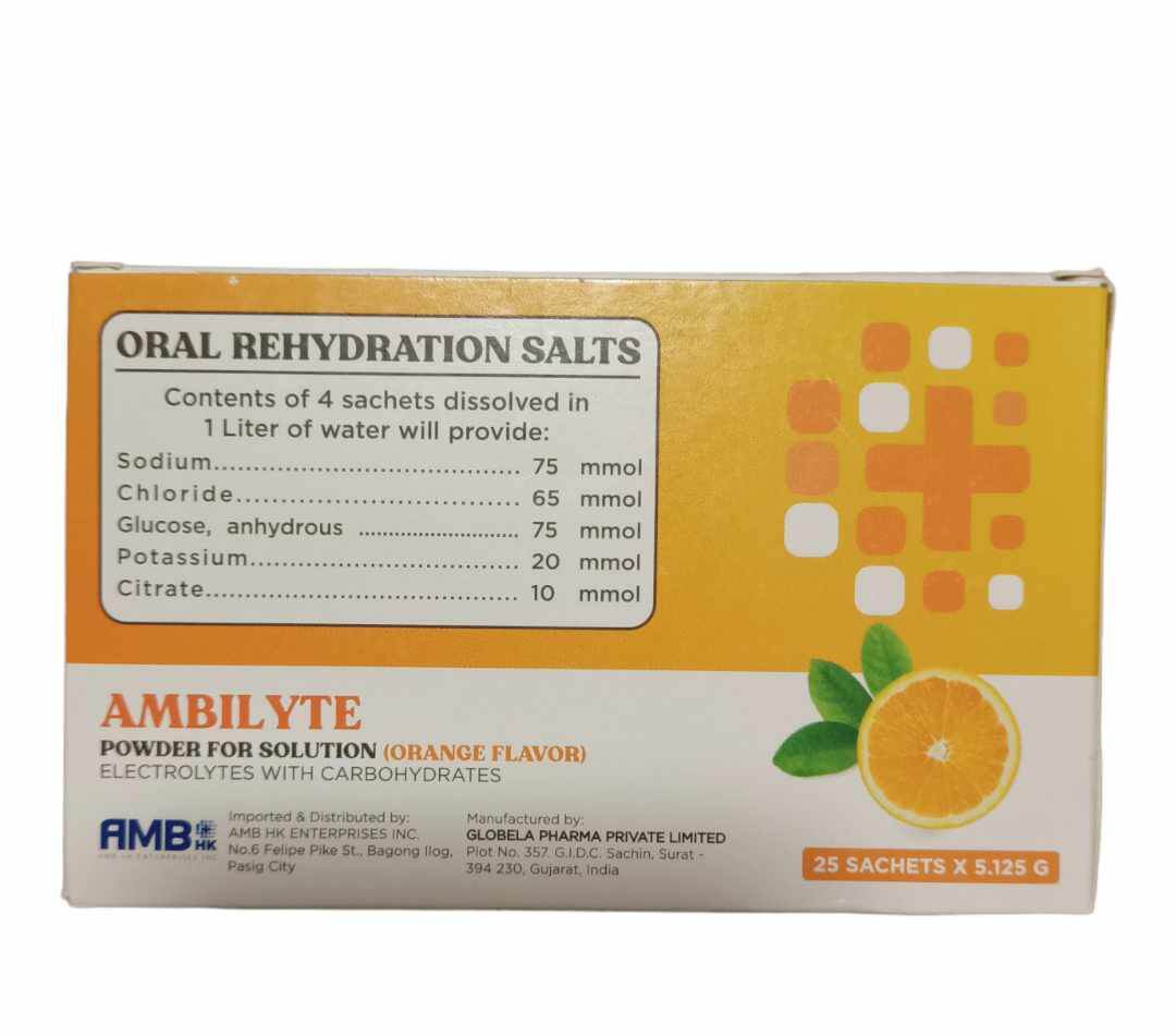 AMBILYTE / ORS-75 Oral Rehydration Salts 25sachets | Lazada PH
