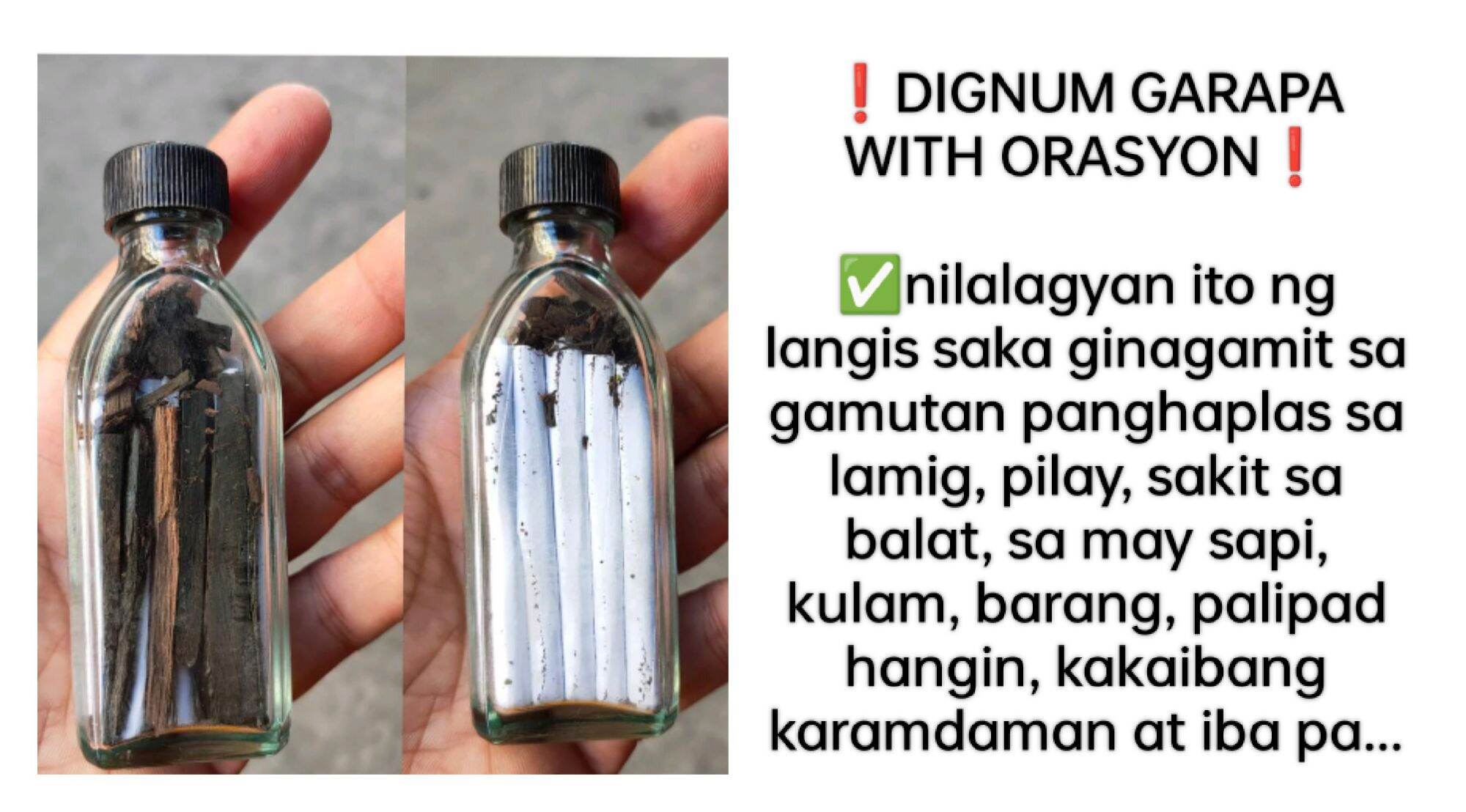 Dignum Garapa sa bote with orasyon-pangontra, gamit sa gamutan | Lazada PH