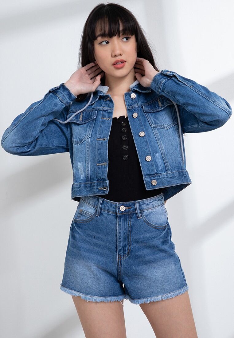 Denim Jacket Croptop Lazada Ph