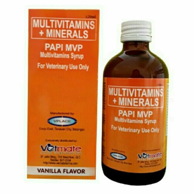 Papi MVP Multivitamins Syrup 120ML | Lazada PH