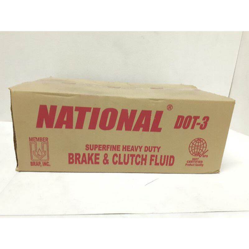 NATIONAL BRAKE FLUID DOT-3 300 ML (1 CASE) | Lazada PH