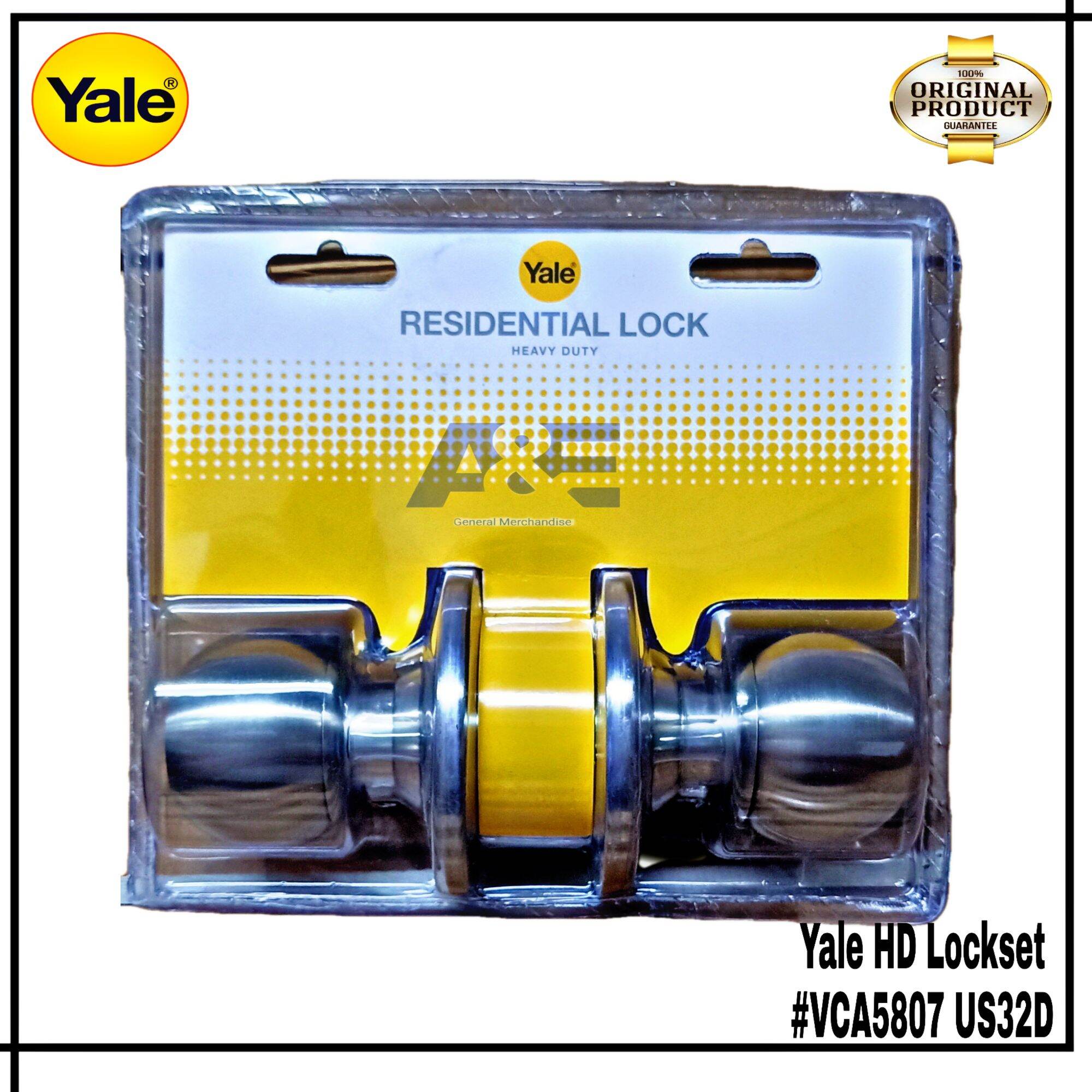 Yale Heavy Duty Lockset #VCA5807 US32D | Lazada PH