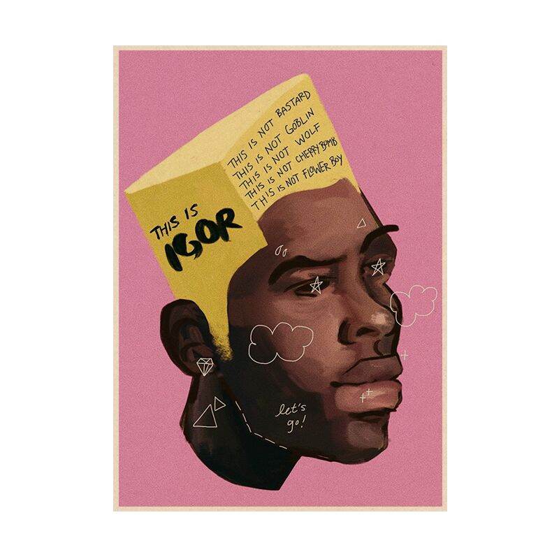 Rapper Tyler The Creator Flower Boy Posters Wolf DIY Poster For Living ...