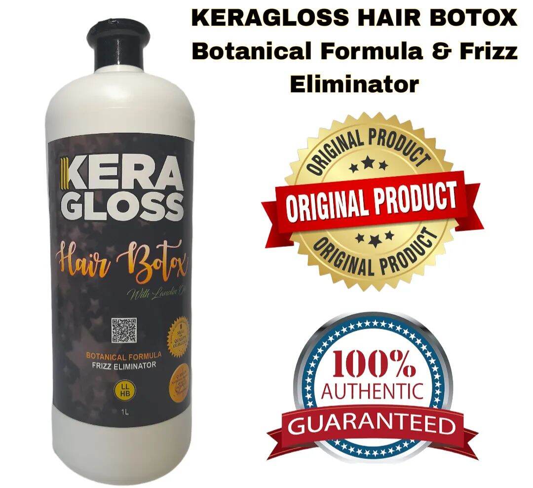 Keragloss hair botox Ultimate frizz Eliminator. ( 1Lter - 500ml - 250ml ...