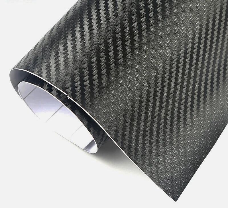 Carbon Fiber Matte Black 3D Car Sticker Wrap | Lazada PH
