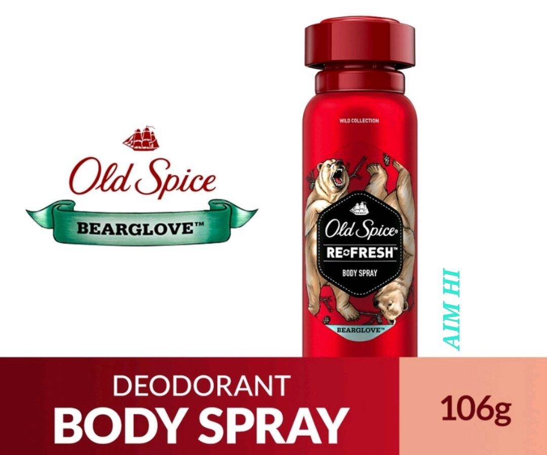 Old Spice Body Spray Bearglove 106g X 2 Value Pack | Lazada PH