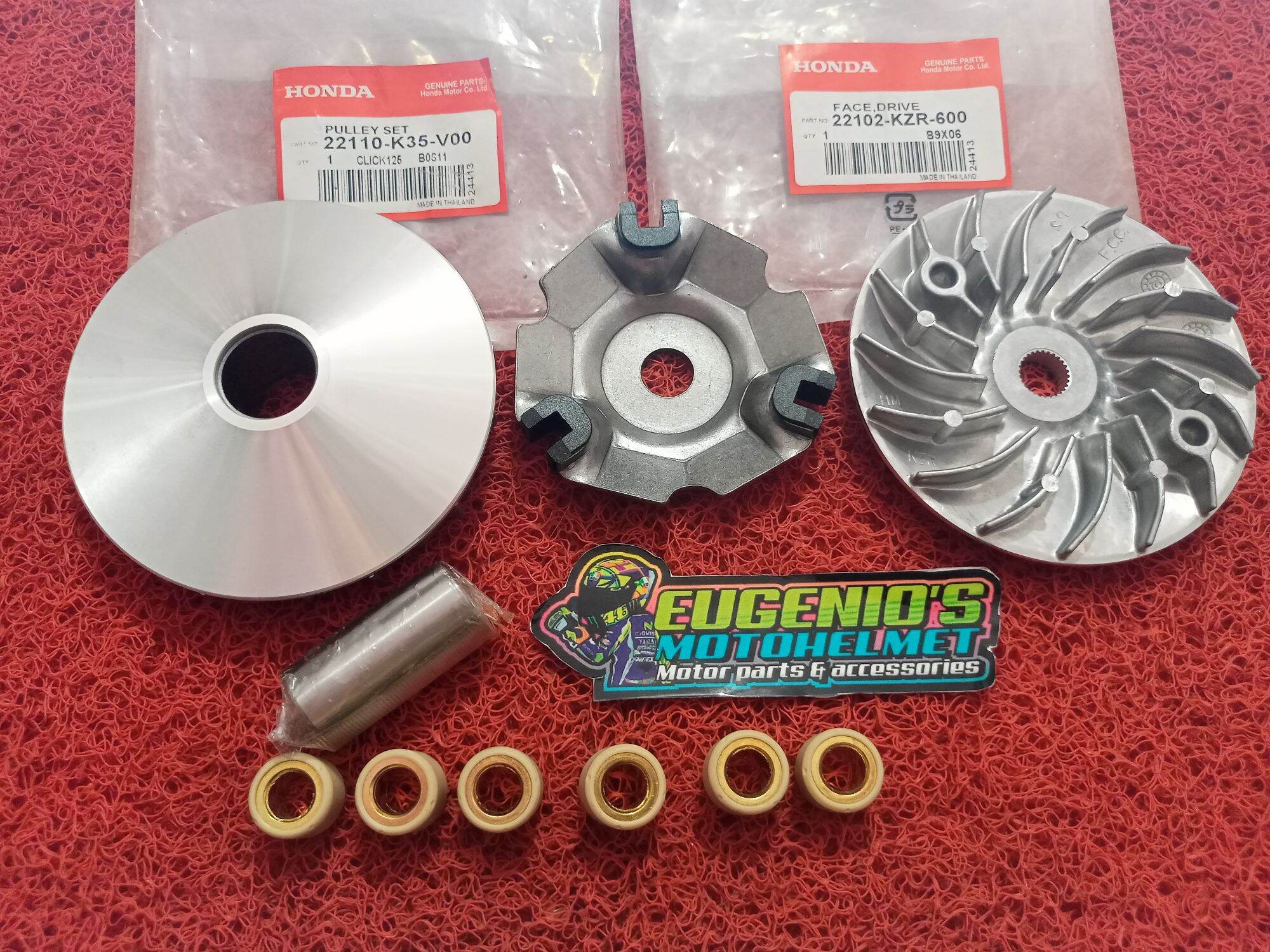 Pulley Set With Drive Face For Honda Click 125i Honda Parts (class A ...