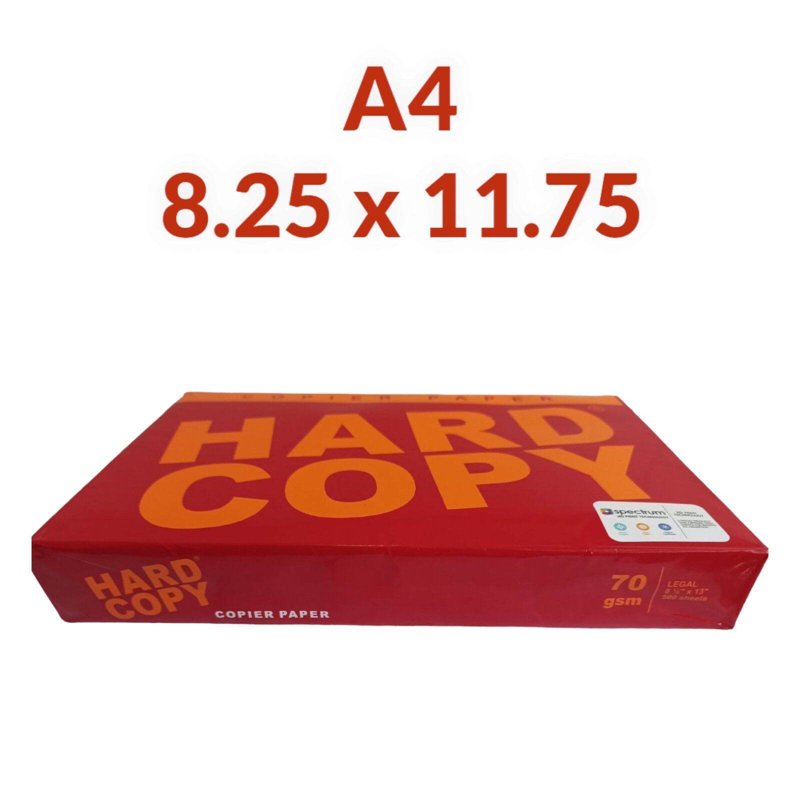 Hard Copy Bond Paper Copy Paper Long Short A4 Size 70gsm 500 Sheets per ...
