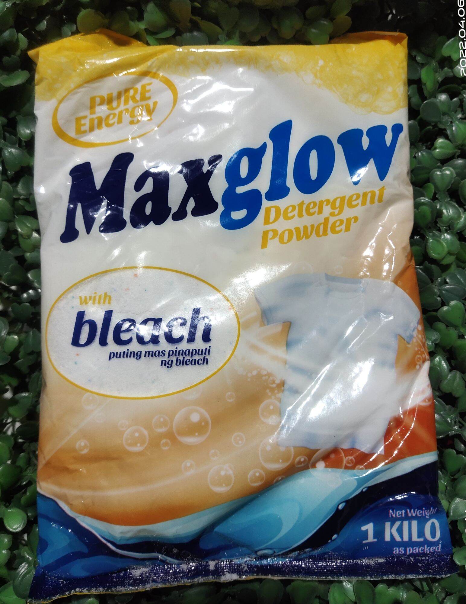 maxglow detergent powder with bleach 1 kilo | Lazada PH