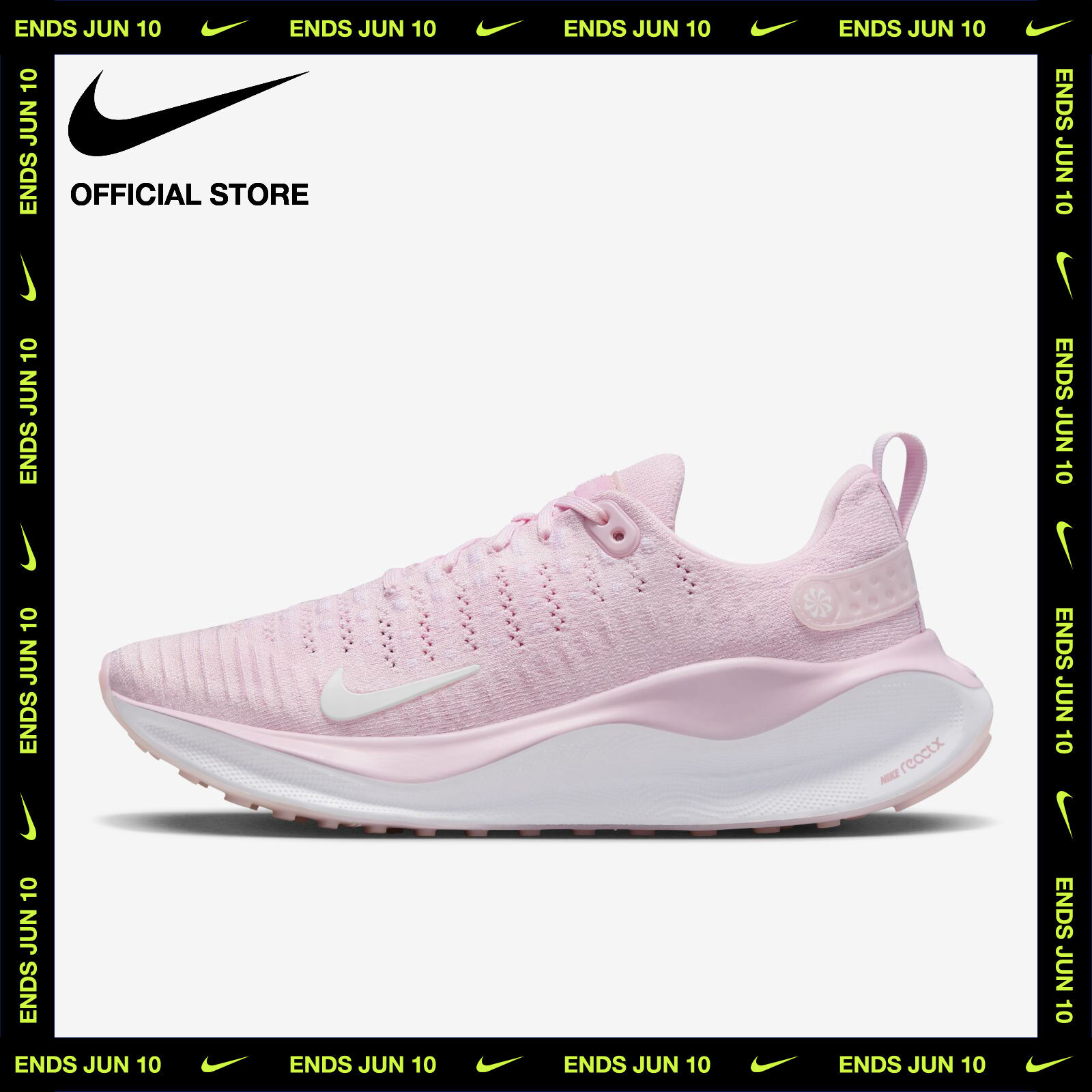 Nike Women's InfinityRN 4 Road Running Shoes - Pink Foam | Lazada PH