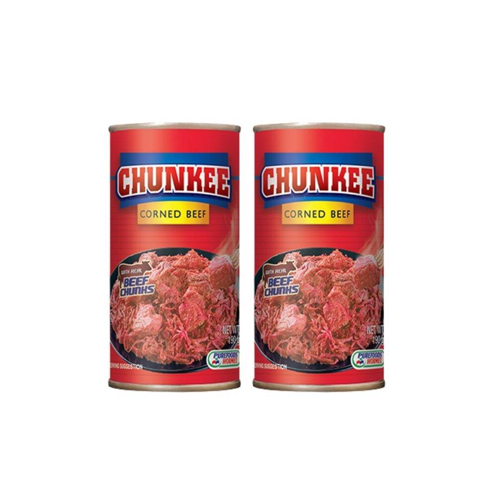 Purefoods Chunkee Corned Beef 190g - Pack of 2 | Lazada PH