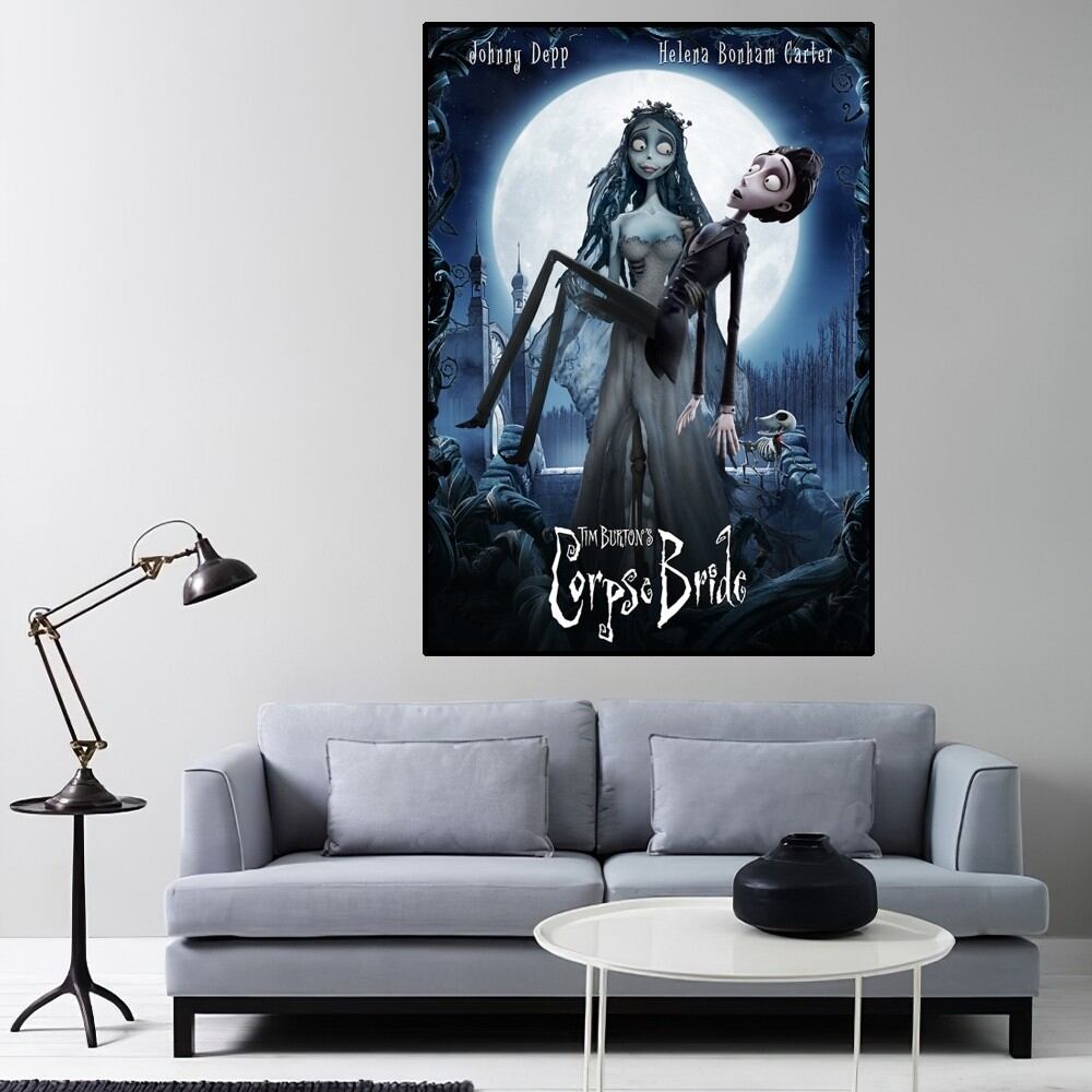 C-Corpse Bride Cartoon Poster Home Room Decor Livingroom Bedroom ...
