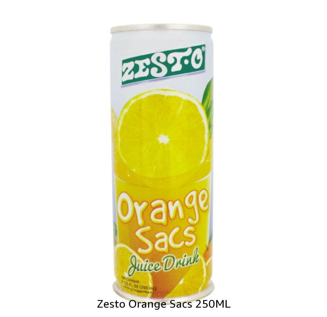 Zesto Orange Sacs 250ML /3pcs | Lazada PH