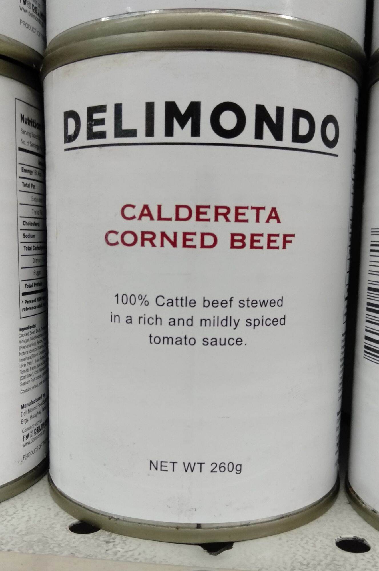 Delimondo Caldereta Corned Beef 260grams | Lazada PH