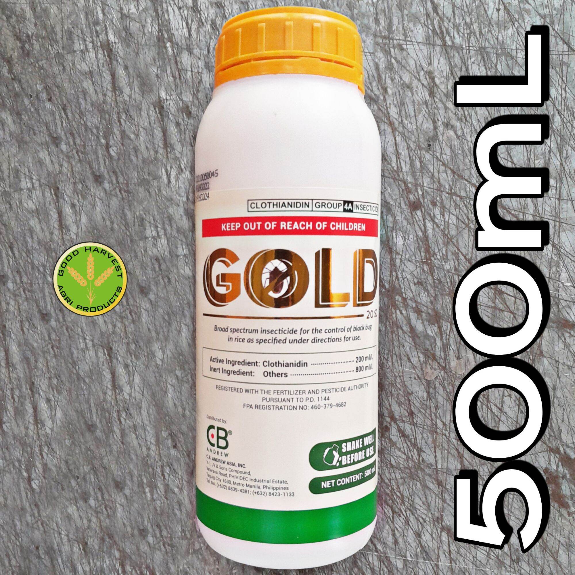 GOLD 20 SC (1 LITER or 500mL); GOLD RUSH 370 SC (1 LITER) INSECTICIDE ...