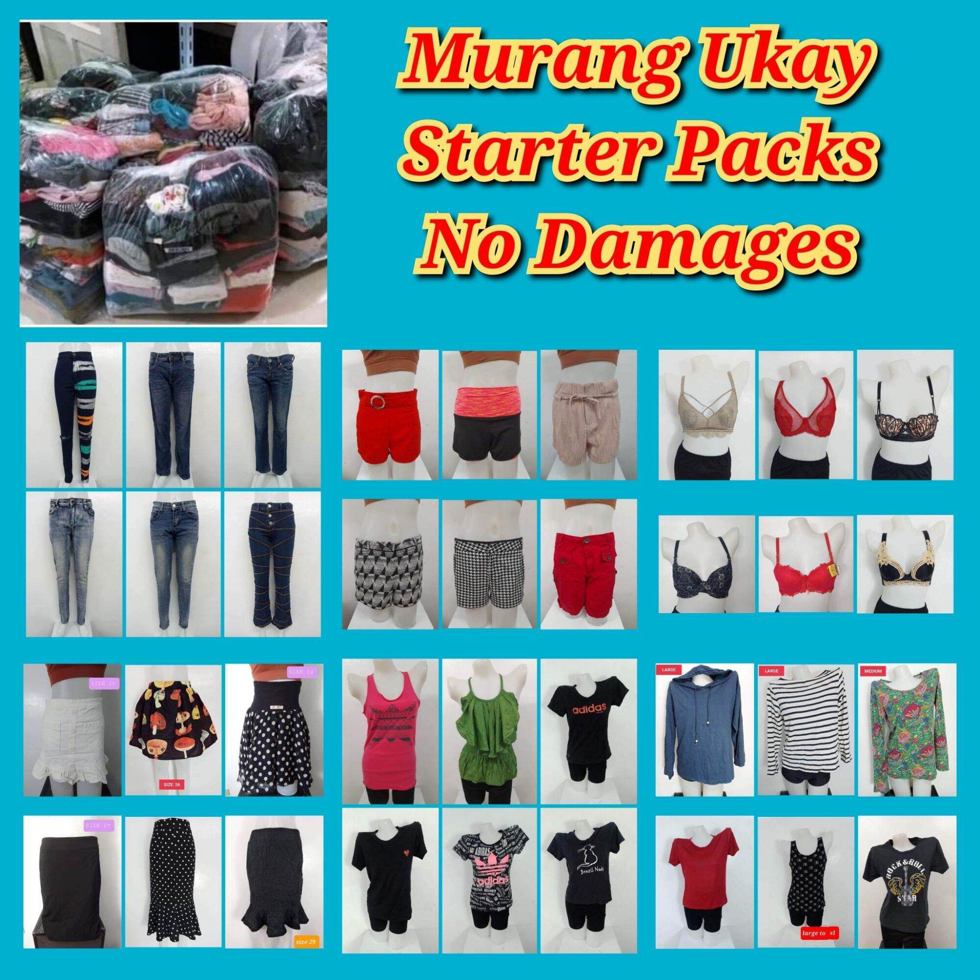 NO DAMAGES - Ukay Ukay Preloved Starter Packs - Random Designs | Lazada PH
