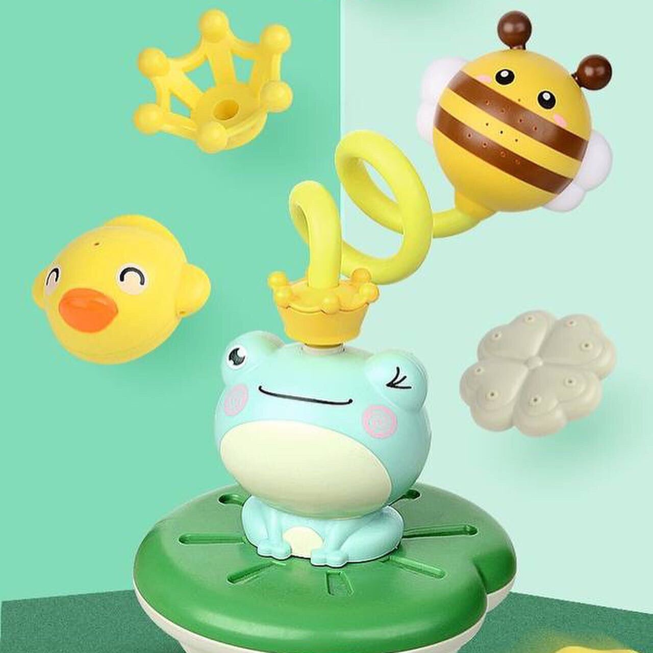 5 in 1 Frog Shower Bath toy - Blue Elephant Ph | Lazada PH