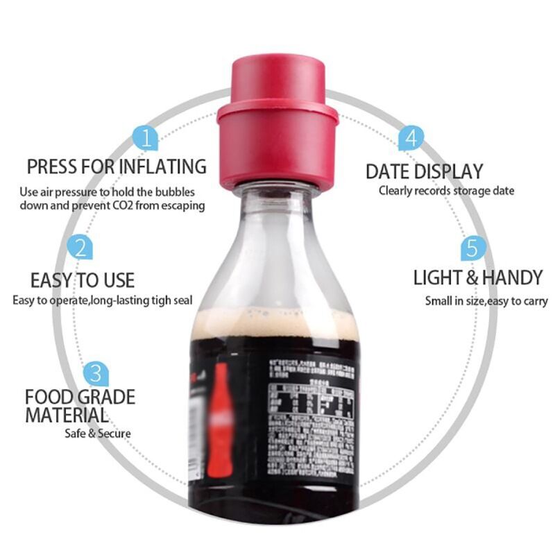 Compression-type Inflatable Soda Cap Cola Bottle Cap Compression-type ...