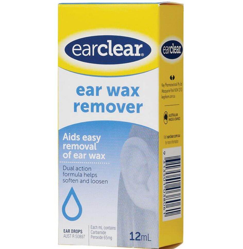 Australia Earclear Ear Wax Remover Ear Drops 12ml | Lazada PH